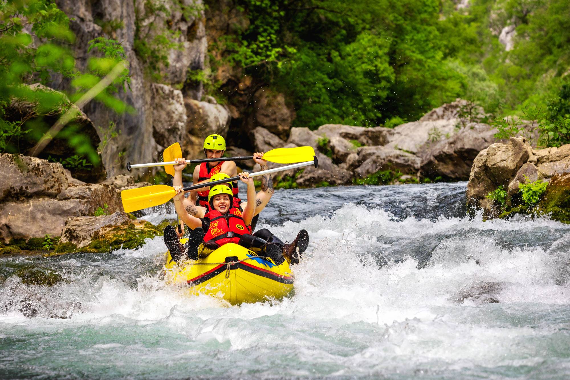 WHITEWATER RAFTING on Cetina river from SPLIT - Go Adventure
