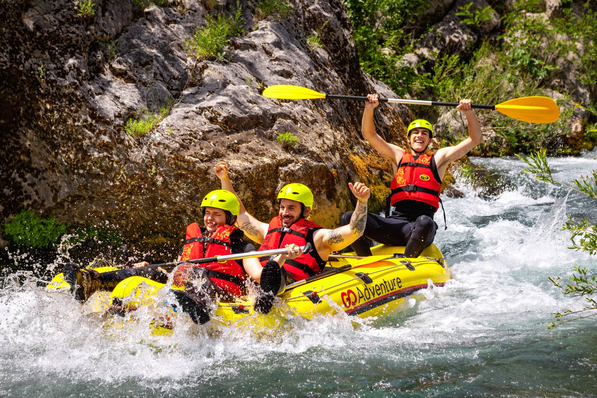 WHITEWATER RAFTING on Cetina river from SPLIT - Go Adventure