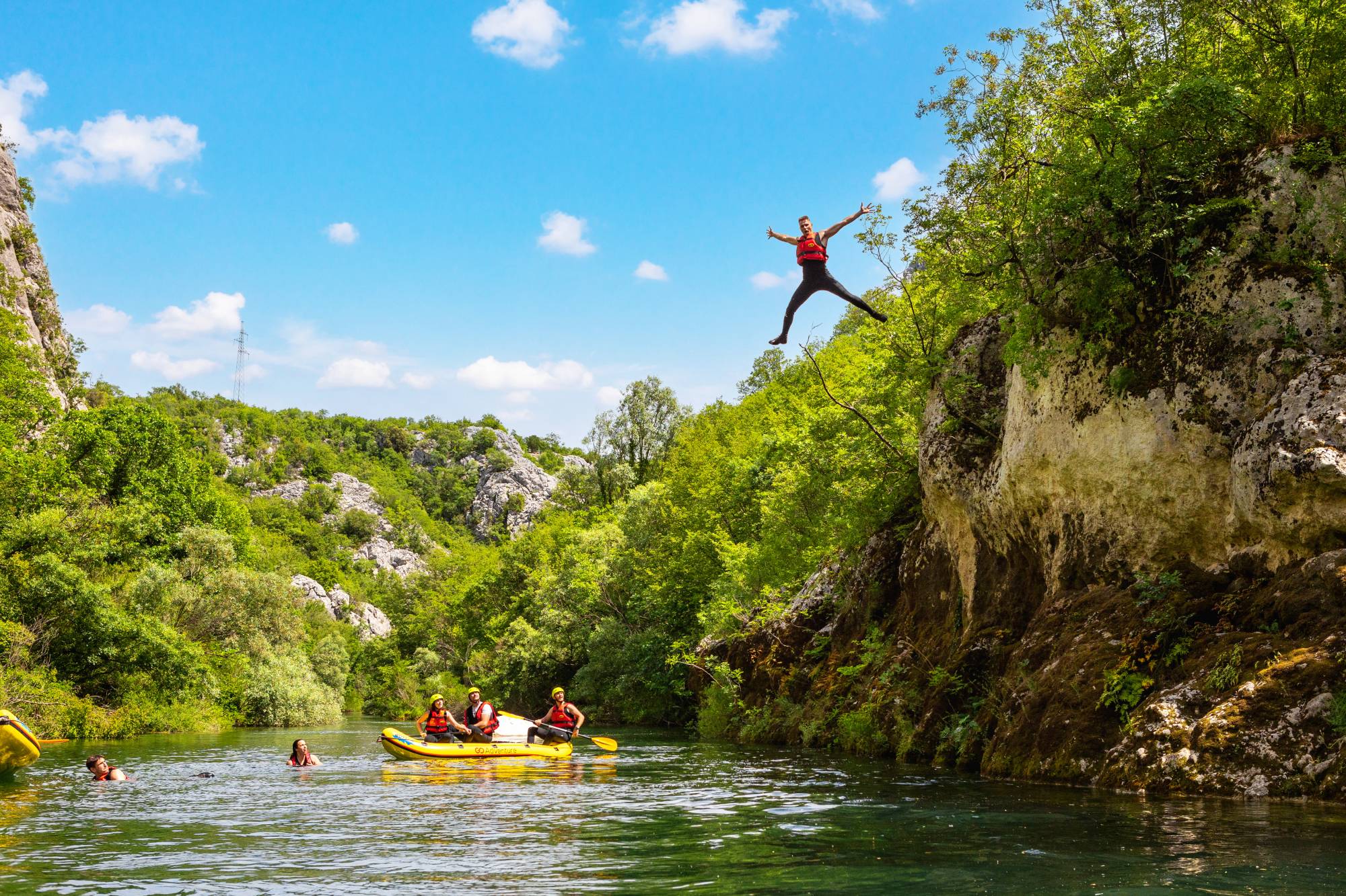 WHITEWATER RAFTING on Cetina river from SPLIT - Go Adventure