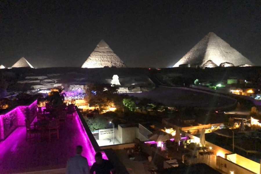SOUND AND LIGHT SHOW WITH DINNER WITH PYRAMIDS VIEW ROOF TOP RESTAURANT ...