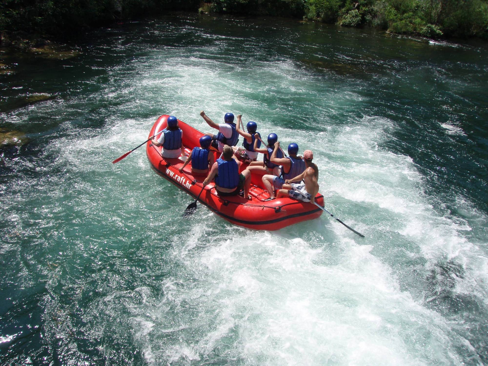 Rafting on the river Cetina in Croatia near town Omis 2025! www.raft.hr ...