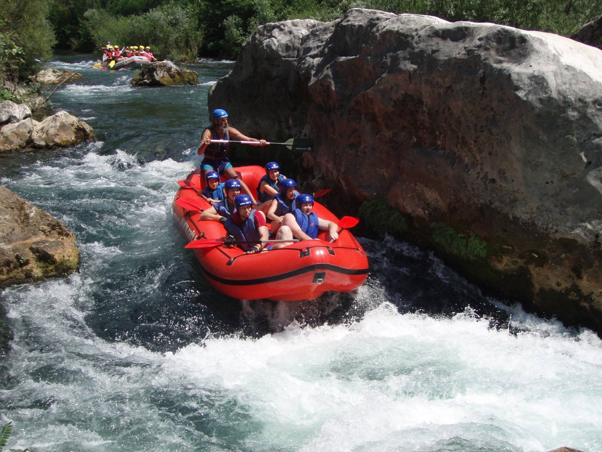 Rafting on the river Cetina in Croatia near town Omis 2025! www.raft.hr ...