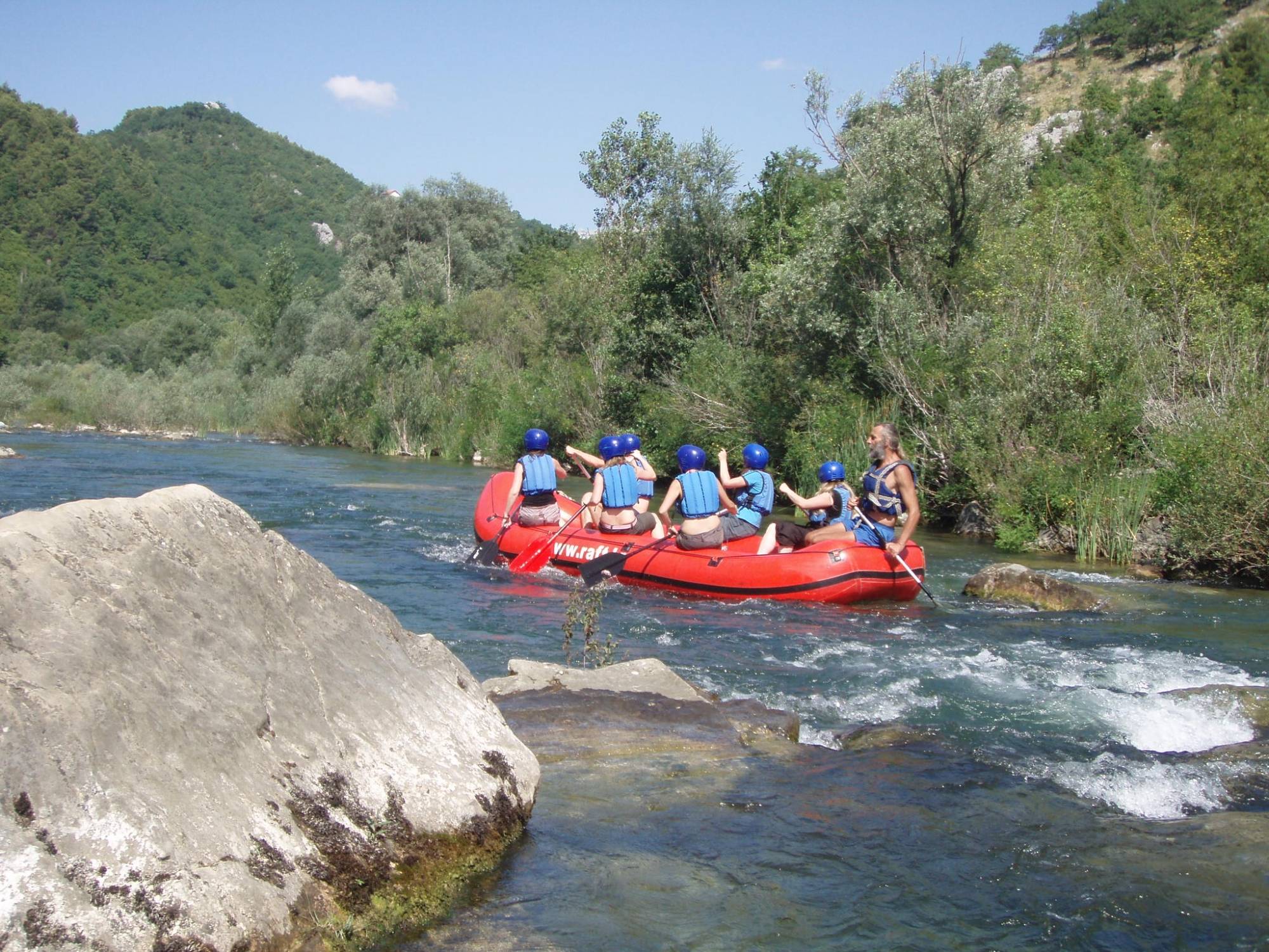 Rafting on the river Cetina in Croatia near town Omis 2025! www.raft.hr ...