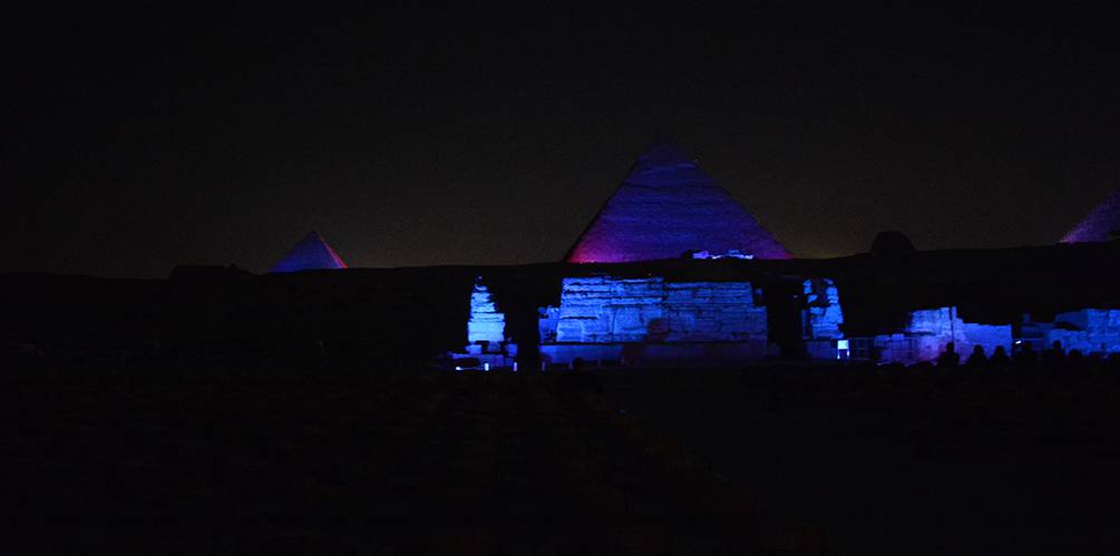 Historical Sound and Light Show at Giza Pyramids