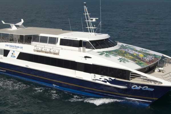 Bitte wählen Sie zwischen Cat Cocos und Inter island Ferry (Cat Rose ...